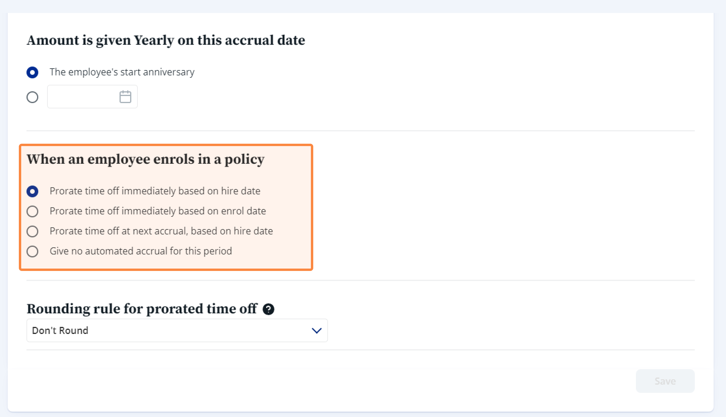How to set up Scheduled Accrual when creating a policy How to set up Scheduled Accrual when creating a policy